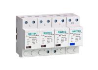 China 50KA Electric SPD 3P+NPE Lightning Surge Protector with 385V AC Voltage and 100kA Impulse Current Rating for sale