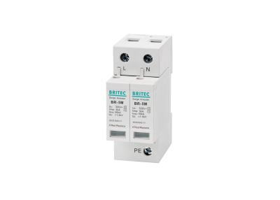 China BR320-5M 2P 10/350 5kA Single Phase Surge Protection Device with 320V Operating Voltage and 25ns Response Time for sale
