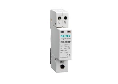 China 15kA Power Lightning Protection Type 2 Surge Protector Surge Arrester for sale