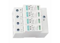 China AC Power Surge Protector Iimp 7kA 4P T1+T2 Class B+C 275V 3 Phase Din Rail Mount for sale