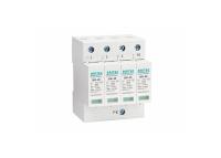 China AC Type 2 Three Phase Lightning Proof Surge Protector 20kA / 4P Power Supply SPD for sale
