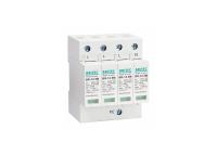 China Type 1+2 Surge Protector Against Lightning AC Power 4 Pole Surge Suppressor for sale