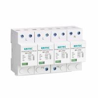 China BR-25M 4P 25kA Type 1 Surge Arrester SPD Class I Pluggable Lightning Arrester 275V for sale
