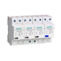 China BR-25M 3P+1NPE 25kA T1+T2 Surge Arrester Low Voltage 3 Phase AC SPD for sale