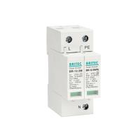 China BR-12.5M 1P+1 Surge Protection Device 50kA 275V Class I+II Lightning Arrester with 25ns Response Time for sale