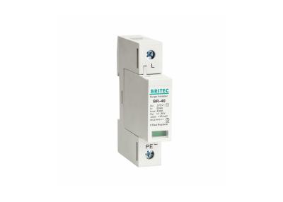 China Type 2 Surge Protection Device 275V 40kA 35mm Din Rail Mount - BR275-40 1P for sale