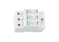 China Three Phase Type 2 Surge Arrester 40kA-70kA 3P with Fire Retardant UL94-V0 Enclosure and IP20 Protection for sale