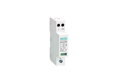 China Low Voltage Single Phase SPD Surge Protection Device Type 3 10kV 10kA DIN Rail Mount Arrester for sale
