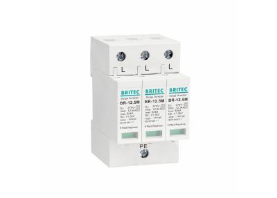 China T1+T2 Surge Protector 12.5kA 3P 275V Lightning Arrester for TN-C Systems for sale