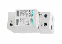 China Class B+C Lightning Surge Protector 1P+NPE 275V with 12.5kA Capacity and 35mm DIN Rail Mounting for sale