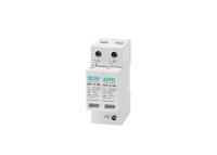 China TN System 2 Modules AC Surge Arrestor SPD 12.5kA 2P L-N-PE Surge Protection Device 275V 20kA for sale