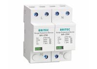China Type 1+2+3 25kA 275V SPD 2 Poles Type 1 Surge Protector Lightning Protection for sale