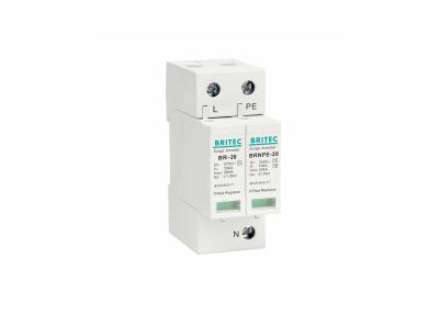China Class C Surge Protection Device AC 275V 20kA Lightning Surge Arrester for Industrial Use for sale