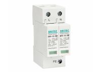 China 320V Surge Protector SPD Lightning Arrester 2P AC 50kA Class I+II for TN System for sale