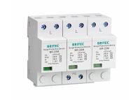 China SPD 275V 3-Phase Lightning Surge Protector Type 1 - 100kA Discharge Current, 35mm DIN Rail Mount for sale