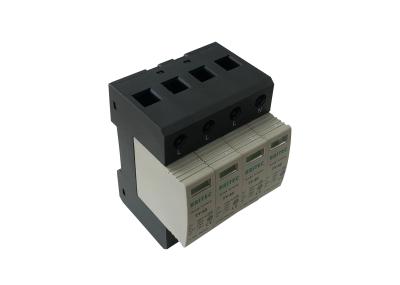 China AC 4P Surge Suppressor 40kA Type 2 SPD 320V Lightning Protective Arrester for 3-Phase Systems for sale