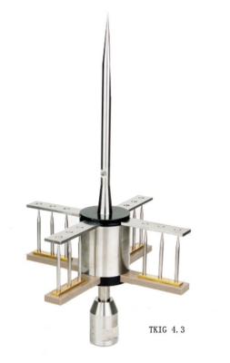 China Early Streamer Emission Lightning Rod 4.3 SUS304 Stainless Steel ESE Lightning Arrester 34μs for sale