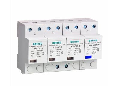 China Type 1 Lightning Surge Arrester Module 25kA 100kA SPD with 385V Operating Voltage for Industrial Power Protection for sale