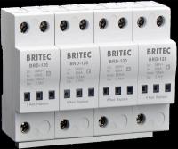 China BRD-120 120kA Type 2 Surge Protection Device 4 Pole 3 Phase Surge Arrester for sale