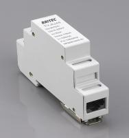 China RJ45 SPD Ethernet Data Surge Protection Device 8V 5kA DIN Rail Mount for Network Equipment for sale