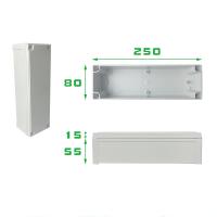 China TY-8011070 IP66 Waterproof Electrical Junction Enclosure Box 80x110x70mm ABS Plastic Outdoor Protection for sale