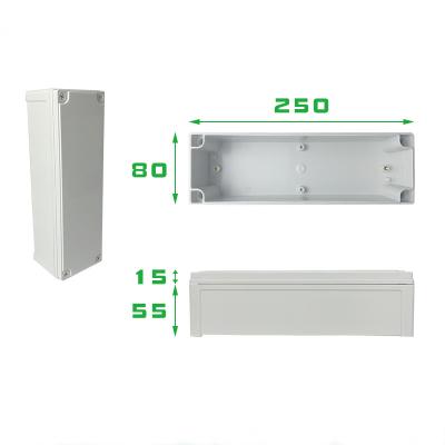 China TY-8011070 IP66 Waterproof Electrical Junction Enclosure Box 80x110x70mm ABS Plastic Outdoor Protection for sale