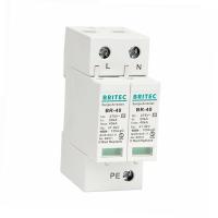China BR-40 4P 40kA Surge Arrester Protection Device 3 Phase TN-S System 275V 125A Backup Fuse for sale