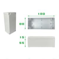 China TY-8018070 IP67 Waterproof Electrical Junction Box 80x180x70mm ABS Plastic Enclosure for sale