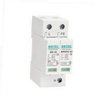 China BR-40 1P+1 40kA Type 2 Surge Protection Device Single Phase Lightning Arrester SPD for sale