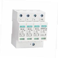 China BR-40 Type 2 Surge Protector 3P+1 40kA Lightning Arrester AC SPD for sale