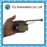China KHB - G1/4 G3/8 Floating Ball Valve High Pressure With 500 Bar for sale