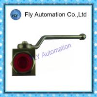 China Steel 2 Way High Pressure Ball Valves DN16 KHB - G1/8 G1/4 G3/8 G1/2 G3/4 G1 for sale