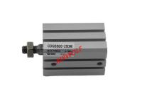 China SMC CDQSB20-25DM Double Acting Compact Pneumatic Cylinder 0.15 - 0.8Mpa for sale