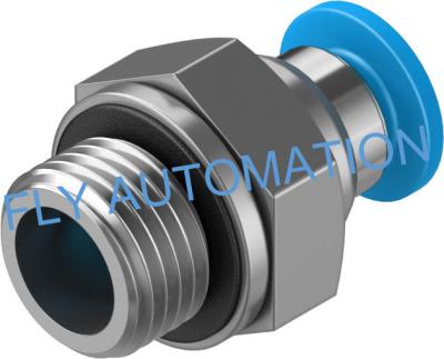 China Male Thread  Push In Pneumatic Tube Fittings QS-G1/8-4 186095 4052568039141 for sale