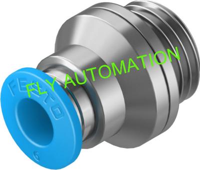 China 4.2mm Push In Pneumatic Tube Fittings QS-G1/4-6-I 186108 4052568039202 for sale