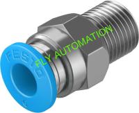 China 153012 4052568031190 Pneumatic Tube Fittings Push In QS-1/8-4-I for sale