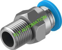 China 153012 4052568031190 Pneumatic Tube Fittings Push In QS-1/8-4-I for sale