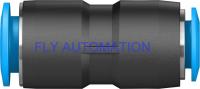 China Push In Connector Pneumatic Tube Fittings QS-12-10 153040 4052568011017 for sale