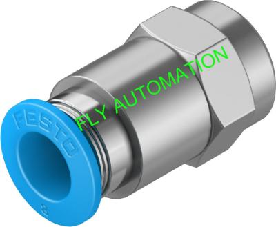 China QSF-1/8-8-B Pneumatic Tube Fittings Push In Fitting 153025 4052568011000 for sale