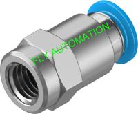 China QSF-1/8-8-B Pneumatic Tube Fittings Push In Fitting 153025 4052568011000 for sale