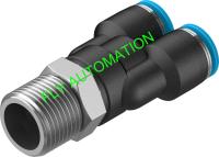 China Push In Y Fitting QSY-3/8-8 153143 Pneumatic Tube Fittings 4052568032357 for sale