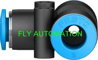 China QST-8-6 Pneumatic Tube Fittings Push In T Connector 153135 4052568032272 for sale