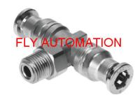 China FESTO Pneumatic Tube Fittings Push In T Fitting CRQST-3/8-10 164206 4052568136918 for sale