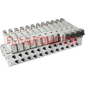 China SS5Y7 7000 Series Pneumatic Solenoid Valves Bar Stock Manifold Individual Wiring for sale