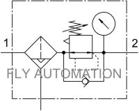 China 529154 Festo Filter Regulator MS4-LFR-1/4-D7-CRV-AS GTIN4052568163525 for sale