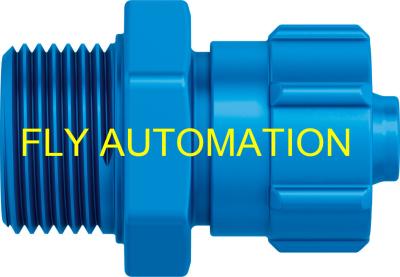 China Straight Pneumatic Tube Fittings Quick Connector CK-1/8-PK-4 2027 GTIN4052568008130 for sale