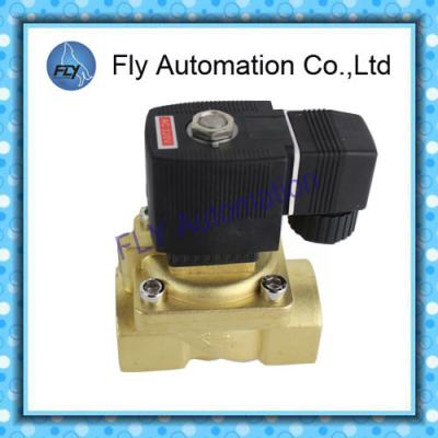 China 5404 Brass 2/2 Way Solenoid Valve With Piston High Pressure DN20 DN25 for sale