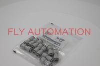 China Metric Size Pneumatic Tube Fittings Quick Change Through Connector SMC KQ2H06-00A for sale