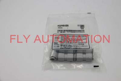 China SMC KQ2H08-00A Pneumatic Tube Fittings Metric Size Quick Change Through Connector for sale