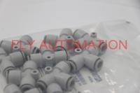 China Public Size Pneumatic Tube T Shaped Takeover Fast Change Connection SMC KQ2T08-00A for sale